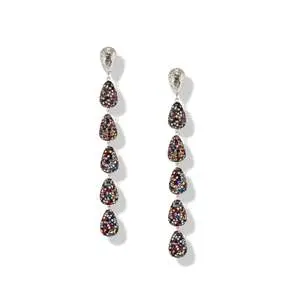 JAREDJAMIN Pâques Crystal Drop Earrings - Silver