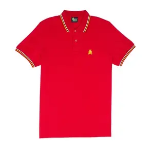 EIGHT X Corsica Frog Slim Fit Polo - Red