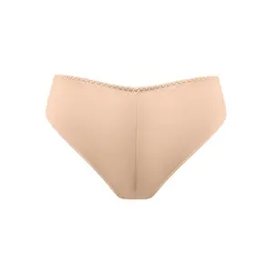 DARILY UNDERWEAR Neutrals Microfiber Brazilian Panties Nude - Brown