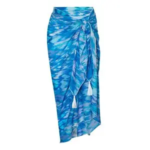 SOPHIA ALEXIA Sea Dream Cotton Sarong - Blue