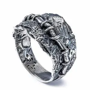 GERMAN KABIRSKI Chimera Band Ring - Silver