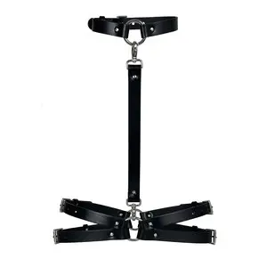 HAUTE CUIR Splendour Leather Harness - Black
