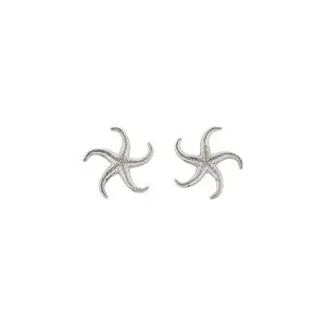 Zoë & Morgan Starfish Stud Earrings - Silver