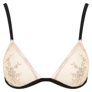 BELLE ET BON BON Serafina Beaded Bra - Black