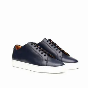 MARIANO SHOES Santana Leather Trainers - Blue