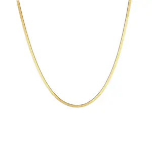 MICKEY'S GIRL Slim Herringbone Necklace