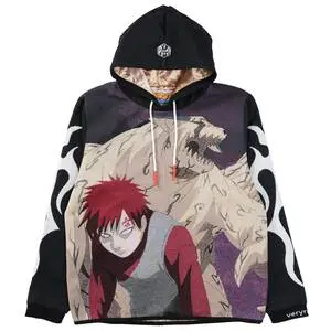 VERYRARE Gaara Shukaku Tapestry Hoodie - Black