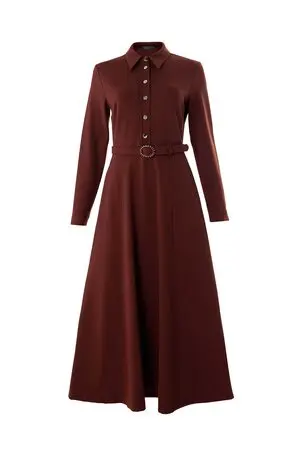 Exquise Belted Day Dresses