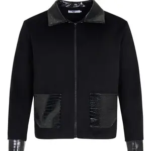 THE GT ATELIER Outerwear Jacket With Leather Pockets