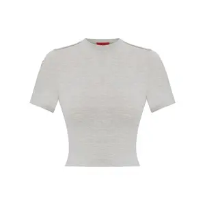 PCFG Slim Fit Crop Tee - Grey