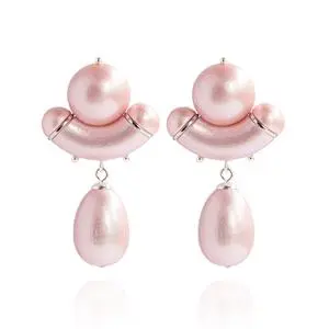 SAULE LABEL Aria Earrings - Pink