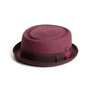 DASMARCA HATS Dasmarca Rico Telescope Crown Porkpie Hat - Pink