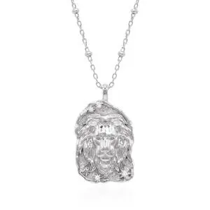 LUNA CHARLES Solara Zodiac Leo Pendant Necklace - Silver