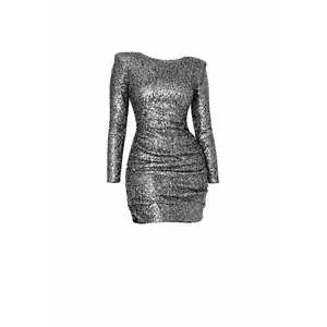 MONICE LONDON Bey Sequin Mini Dress - Silver