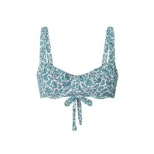 AQVA SWIMWEAR Printed Underwire Bikini Top - Blue