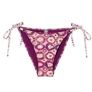 HELIOPHILIA Retro Geometric Print Bikini Bottom - Yellow