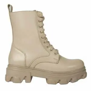 URBNKICKS Leather Combat Boots