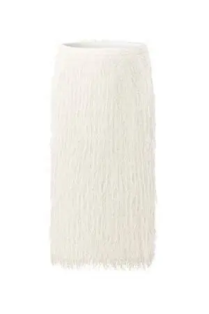 CENTRE PIECE Romee Fringe Midi Skirt