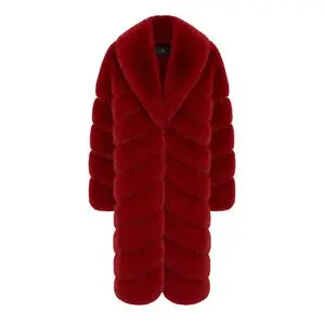 OW Copenhagen Faux Fur Coat - Red