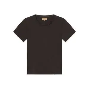 WESTON JON BOUCHER Silas Raw Neck Slim Fit Tee Asphalt