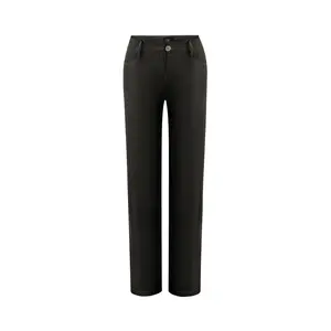 OW Faux Leather Straight-leg Trousers
