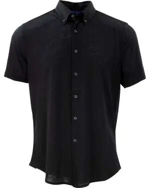 LORDS OF HARLECH Tobias Merino Shirt - Black