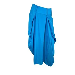 SNIDER Arno Full Length Skirt - Blue