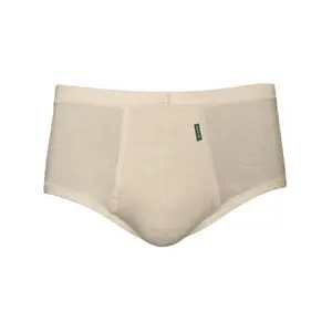 ZD ZERO DEFECTS Neutrals Senior Fly Front Briefs – Premium Egyptian Cotton Comfort - Beige Beige