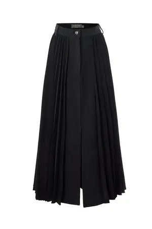 EXQUISE Regular Pleated Florence Maxi Skirt