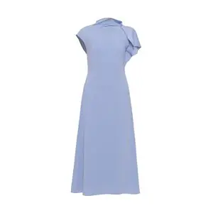 Blue Crepe Dresses