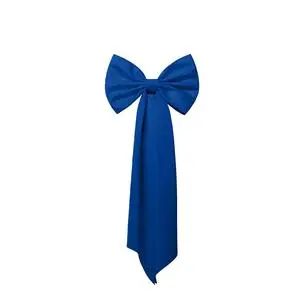 TIA DORRAINE Statement Bow Belt - Blue