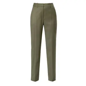 AGGI BY HALEWSKI High-waisted Straight-leg Trousers - Green