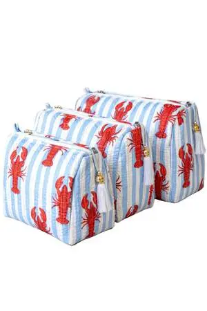 CYC Striped Lobster 3-piece Travel Set