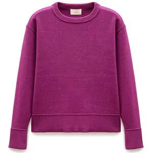 PERALUNA Risu Flat Knit Seasonal Jumper - Purple