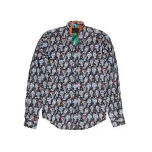 EIGHT X Neon Fiesta Button Down Shirt