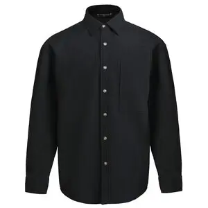 SMART AND JOY Textured Timeless Shirt - Black