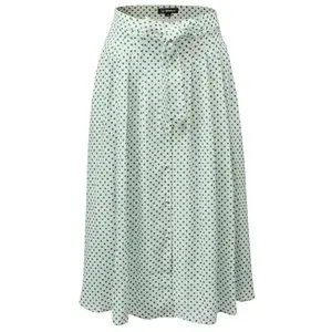 SMART AND JOY Flared Skirt With Polka Dot Print