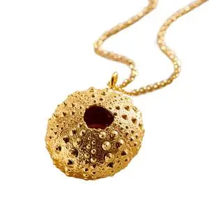 POSH TOTTY DESIGNS Sea Urchin Pendant Necklace - Gold