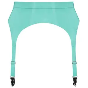 ELISSA POPPY Elissa Poppy Latex Suspender Green