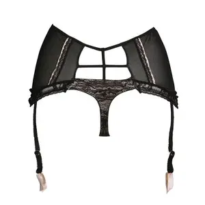 TALLULAH LOVE Silk Secret Seductress Thong - Black