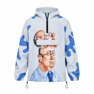 MYSIMPLICATED Water Repellent Windbreaker - Blue