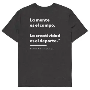 ANCHOR & CREW Creativity Is The Sport Organic Cotton T-shirt - Black