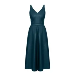 Blue Leather Dresses 