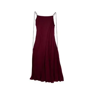 LO NEEL Ely Ruby Maxi Slip Dress