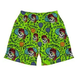 FISHIRT Activewear Knee-length Sports Shorts - Green