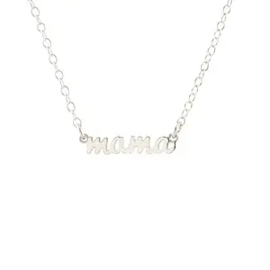 Kris Nations Mama Charm Necklace - Silver