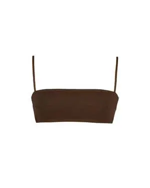 MERIDIAN SWIMWEAR Tropic Bandeau Bikini Top - Brown