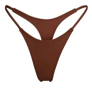 MINIMALE ANIMALE Wall Street Thong Bikini Bottom - Brown