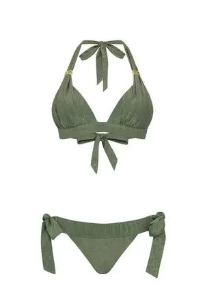 LEYLA MAYA Annie & Ginny Bikini Set - Green