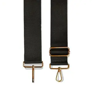 APATCHY LONDON Woven Bag Strap With Gold Tone Hardware